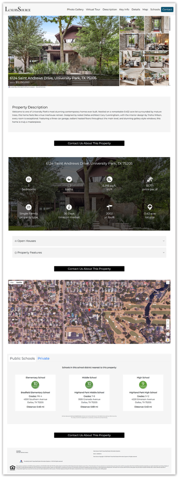 Single Property Website Landing Pages | REALTOR® Websites | MLS IDX